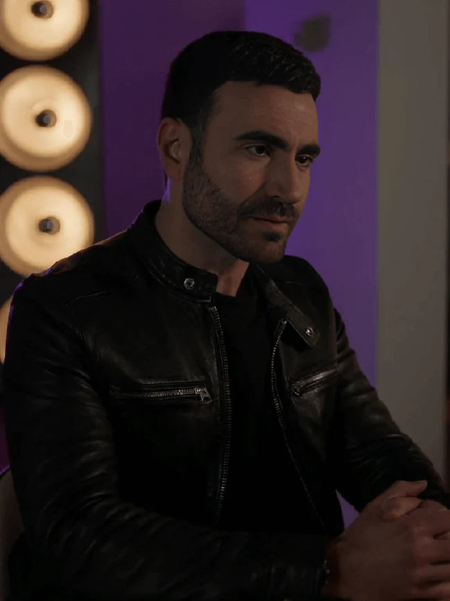 Brett Goldstein Ted Lasso S02 Roy Kent Leather Jacket – Pro Leather Craft